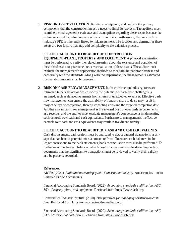 AUDIT-3 | PDF | Audit | Valuation (Finance)