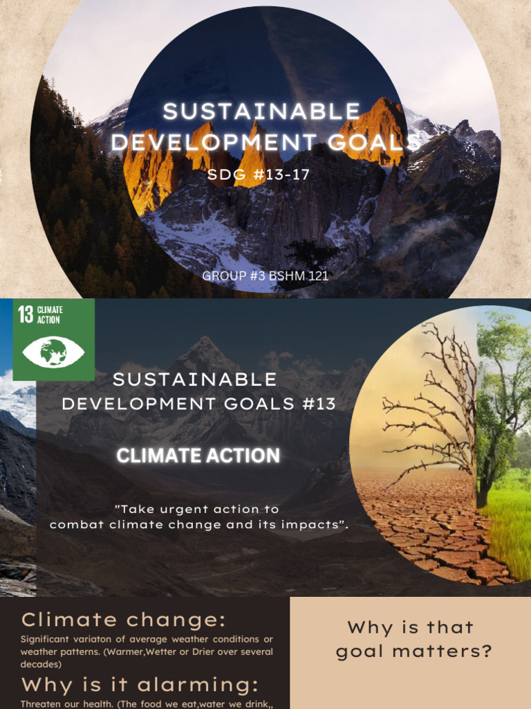 Sustainable Goals Development | PDF | Climate Change | Sustainability