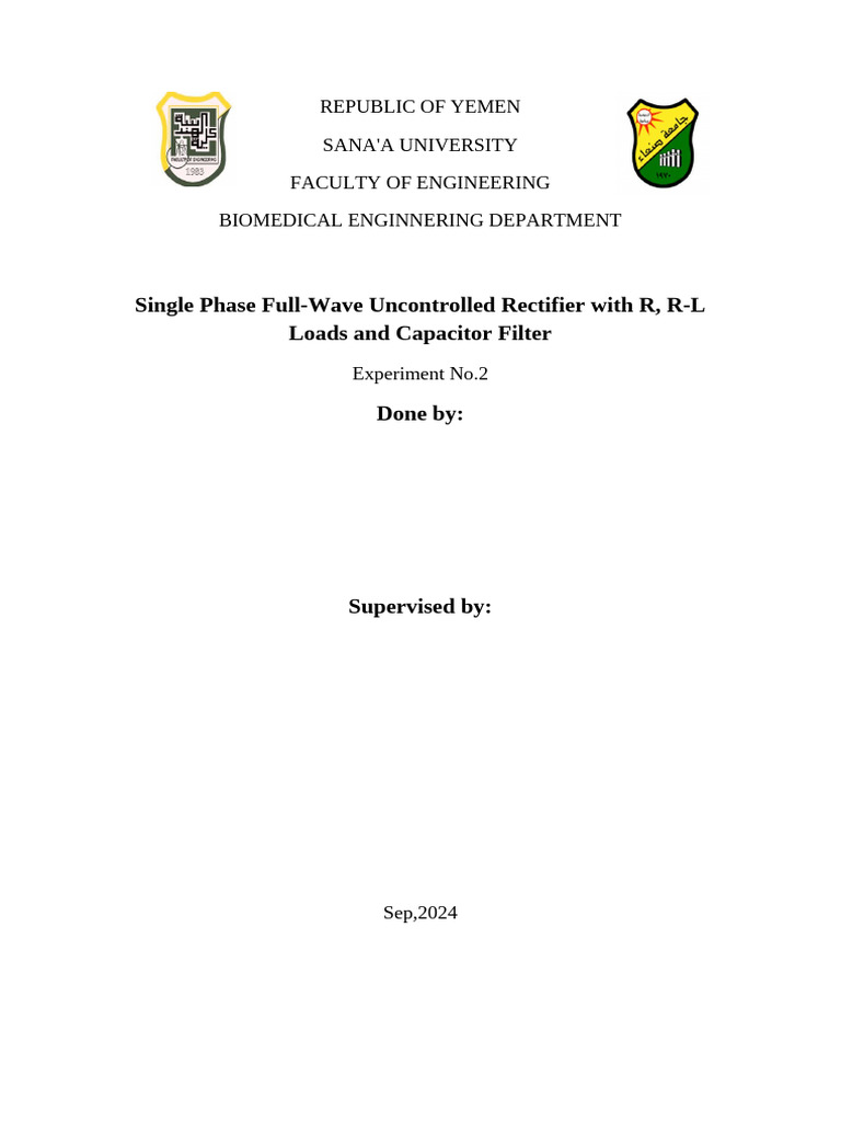 Experiment No 2... Power Electronics | PDF | Rectifier | Direct Current