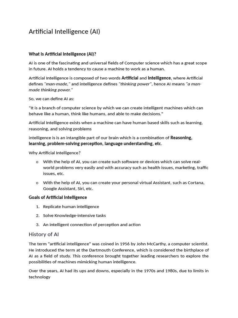 Artificial Intelligence | PDF | Logistic Regression | Artificial Neural ... Artificial Intelligence | PDF | Logistic Regression | Artificial Neural ...