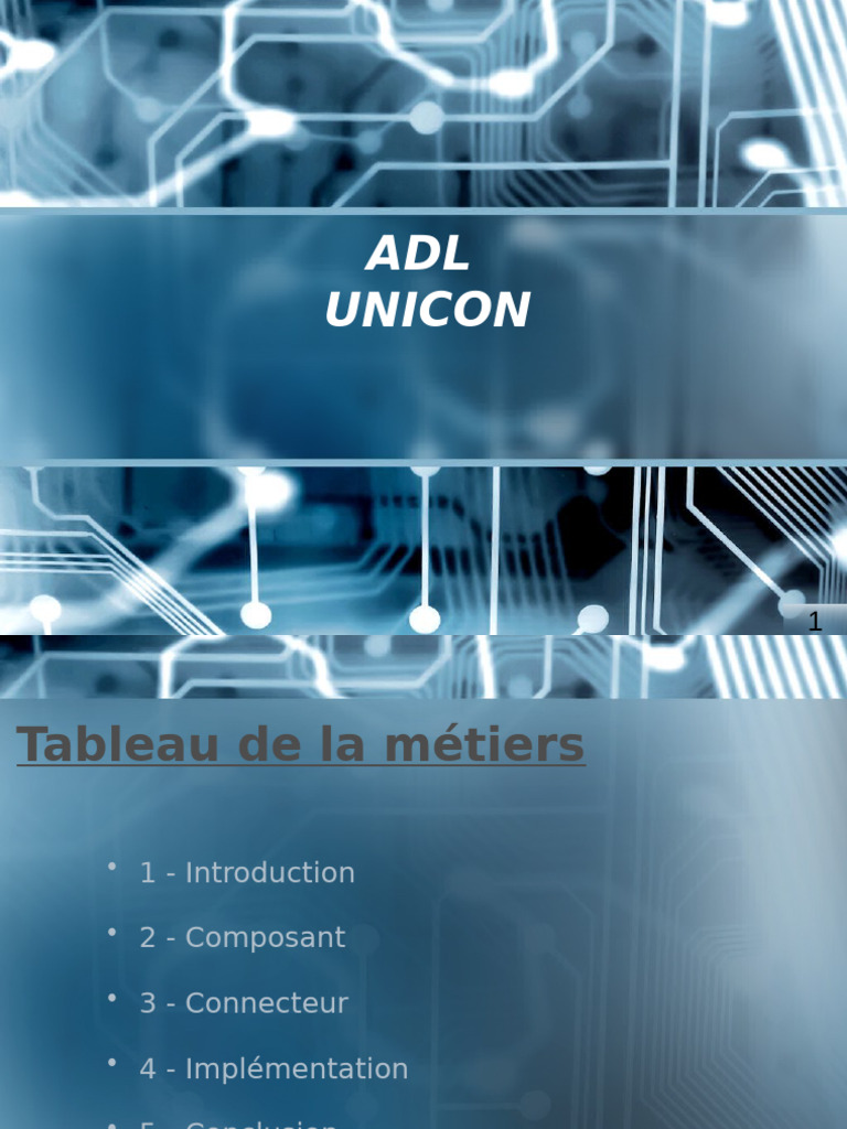 Architecture Logicielle avec UNICON | PDF | Interface (Informatique ...