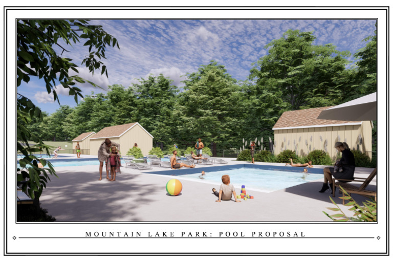 P-1 Mountain Lake Park Pool Render Small 240930 | PDF