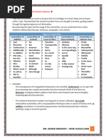Connective Words List - GrammarBank | PDF