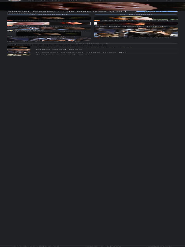 Master Blaster Madmax - Buscar Con Google | PDF