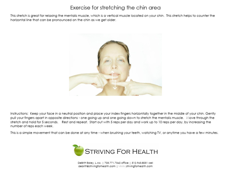 Stretch+for+the+chin 1 | PDF
