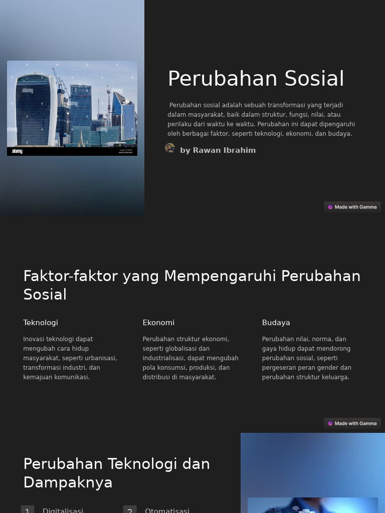Perubahan Sosial | PDF