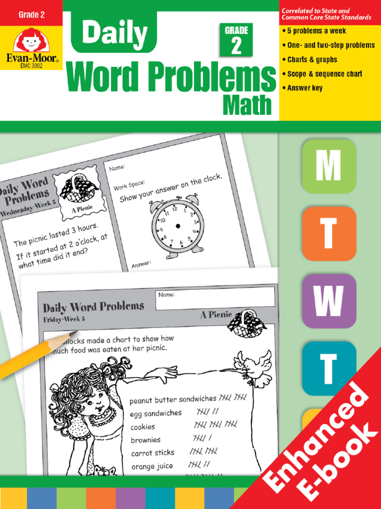 Daily Word Problems Grade 2-3002i | PDF