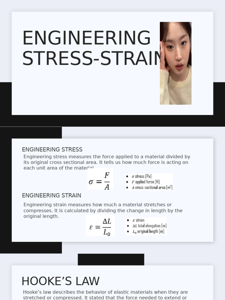 Engineering Stress Strain | PDF | Deformation (Engineering) | Yield ...