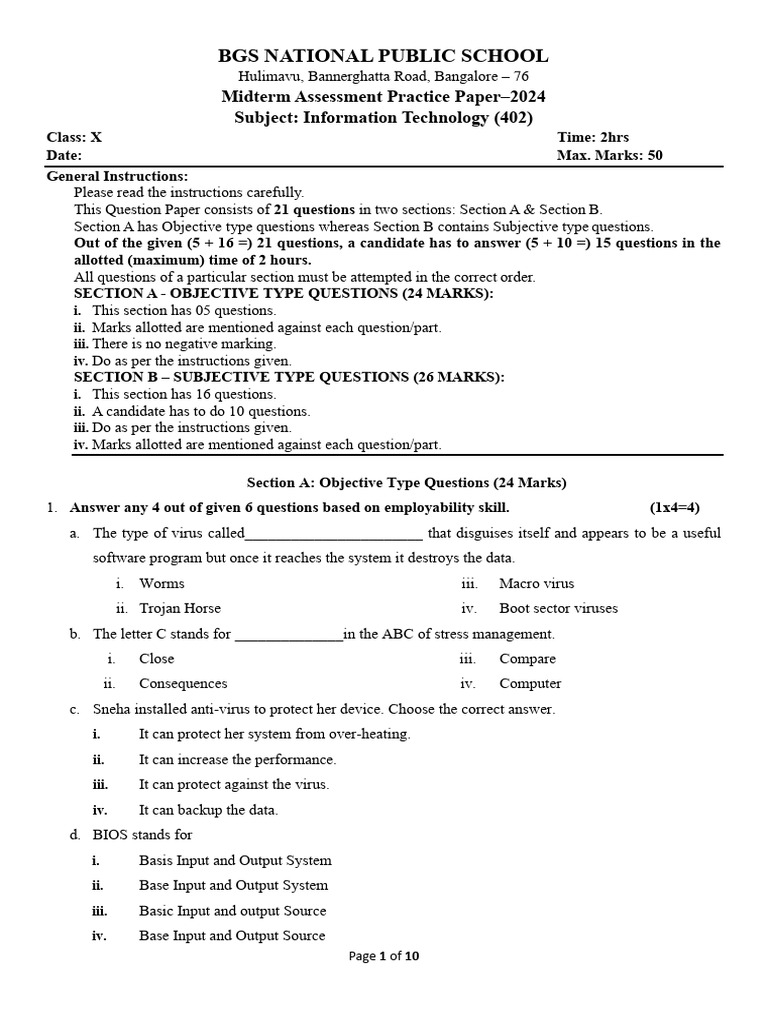 CONLIB ITMidtermPracticeQP 20240910142137-2 | PDF | Spreadsheet ...
