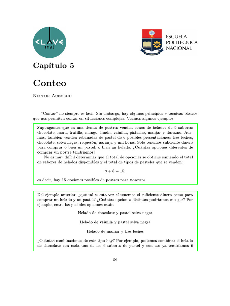 5 Conteo | PDF