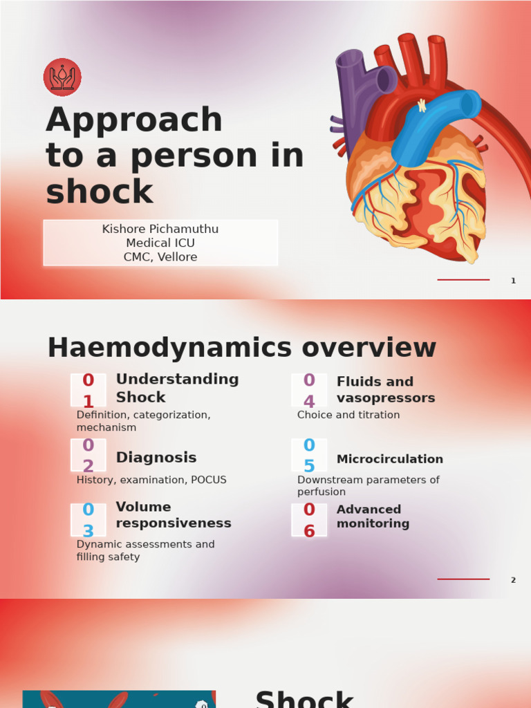 Approach to Shock Management | PDF | Shock (Circulatory) | Perfusion