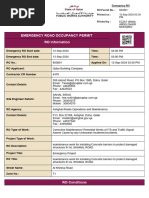 RTA - ROW Services Permits System Permit Details | PDF | Transport
