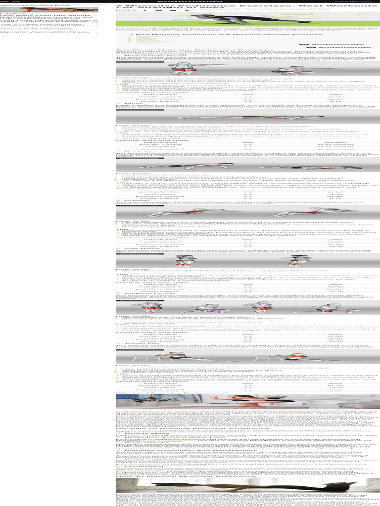 7 Muscular Endurance Exercises Best Strength Workouts For 2024 | PDF ...