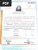 MSCIT Gradecard | PDF