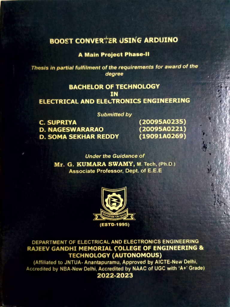 2022-23 - EEE Sample Project | PDF | Printed Circuit Board | Power ...