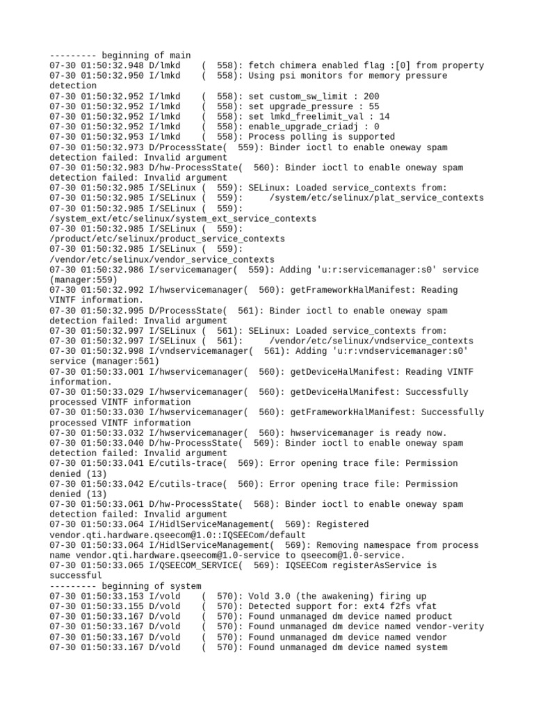 Logcat Prev CSC Log | PDF | Data Management | Unix
