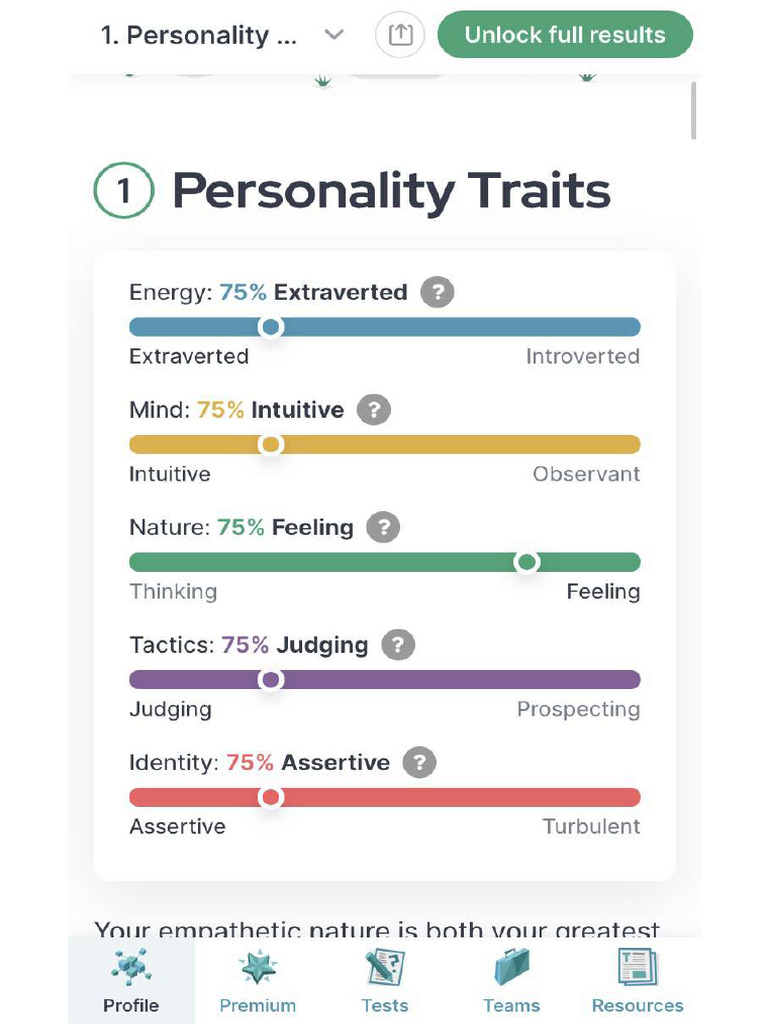 16 Personalities | PDF