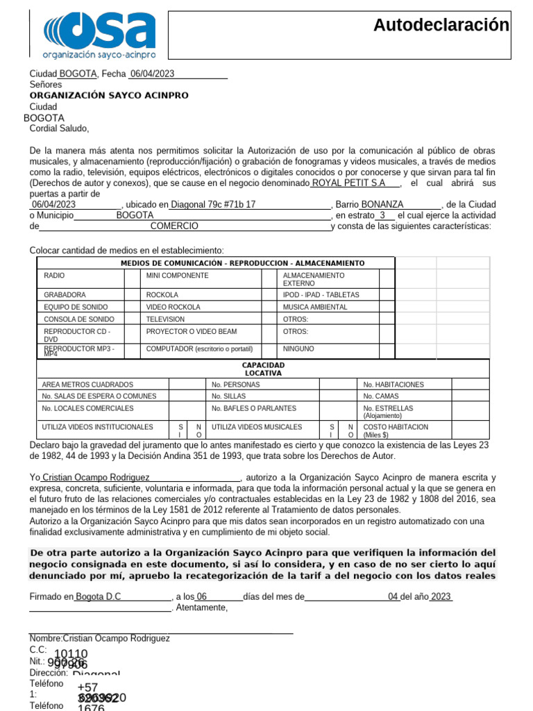 Sayco y Acinpro | PDF | Electrónica de consumo | Tecnología de ...