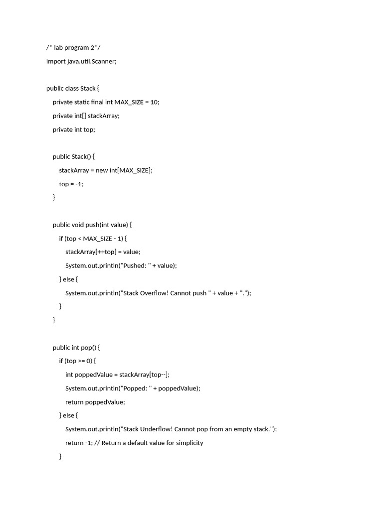 Lab Program 2 Pdf Programming Paradigms Computer Programming