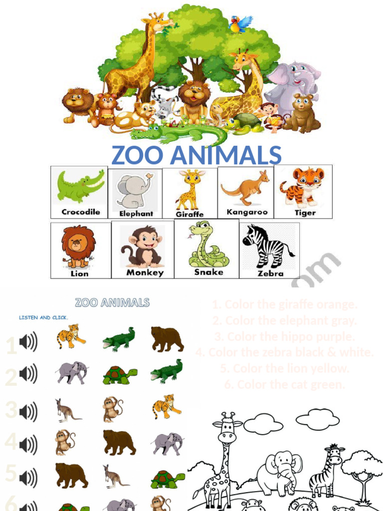 ANIMALS WORKSHEET GRADE 1 | PDF