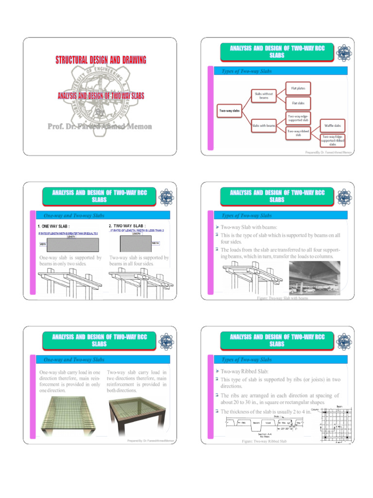 Module 3 (Analysis and Design of Two way RCC Slab) | PDF | Beam (Structure) | Column
