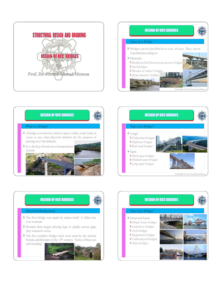 Module 6 (Design of RCC Bridges) | PDF | Bridge | Building Engineering