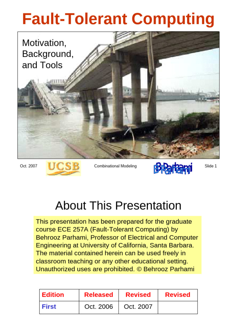 f33 FT Computing Lec03 Combin | PDF | Reliability Engineering | Exponential Function