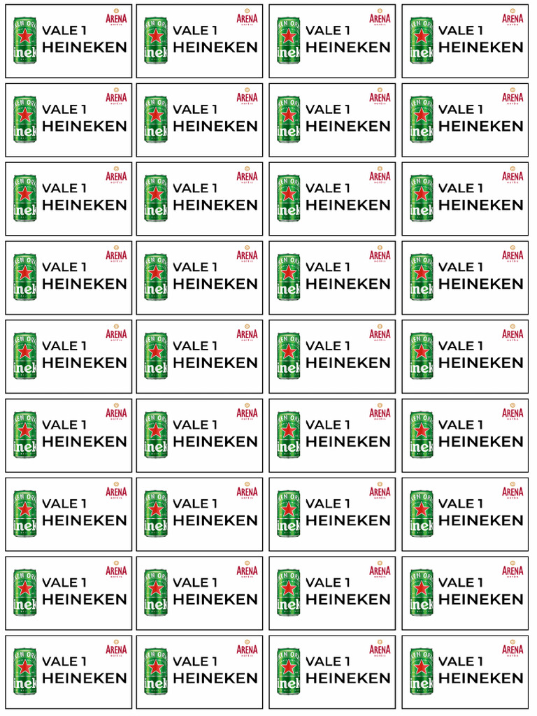 Tickets Bebidas - Cerveja | PDF