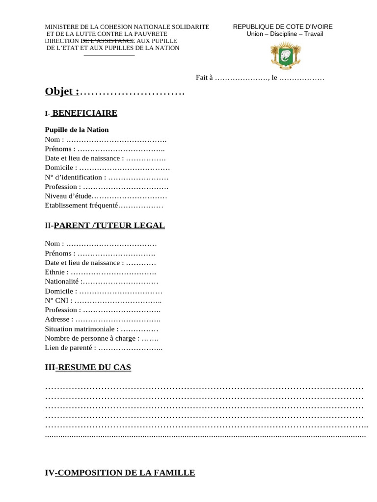 Enquete Sociale Pere Alcoolique