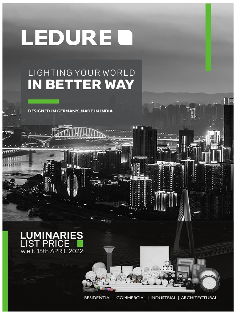 Ledure-Catalog-2022-F23_compressed-2 | PDF | Power Supply | Electrical Engineering