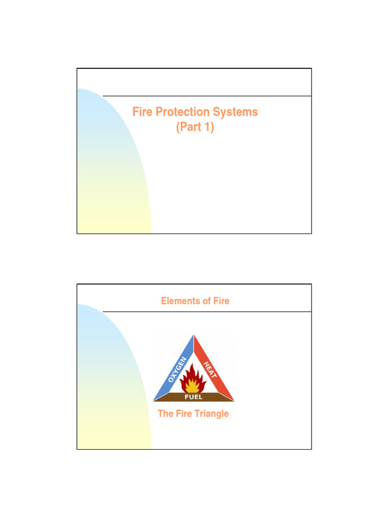 Fire Protection Systems Part 1 the Fire | PDF | Fire Sprinkler System ...