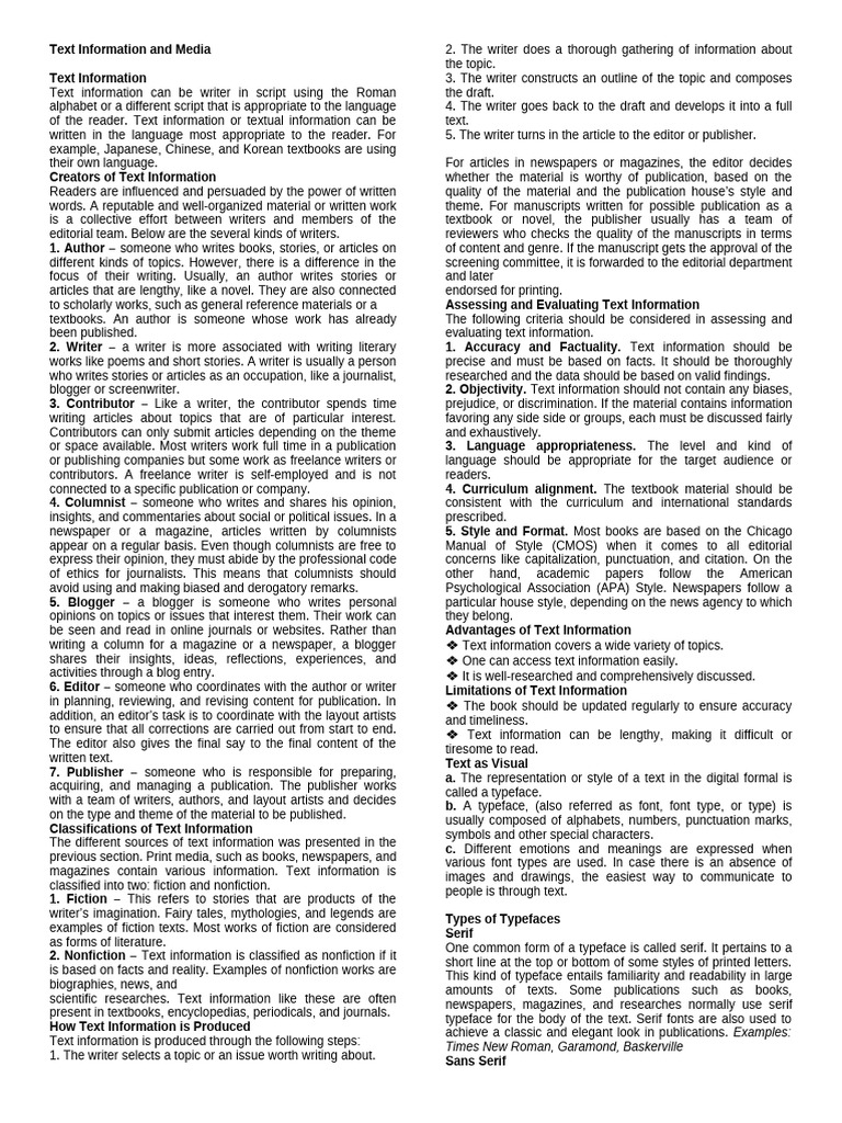 LESSON-10-HANDOUTS | PDF | Typefaces | Serif