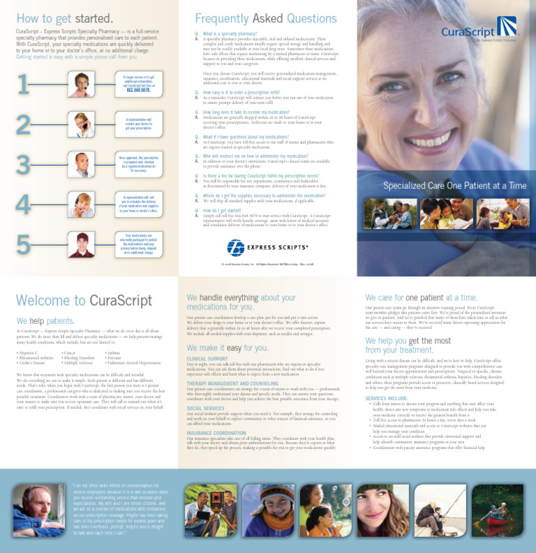 Exhibit 8 - Patient Brochure | PDF | Pharmacy | Medical Prescription