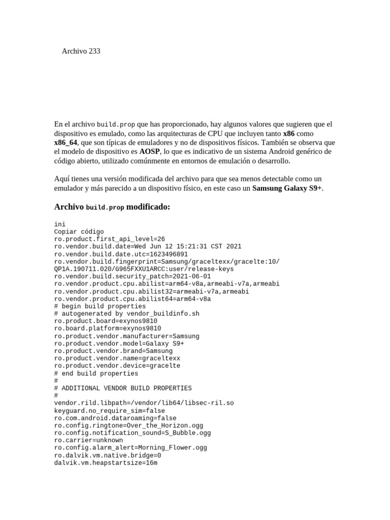 Archivo Modificado:: x86 x86 - 64 Aosp | PDF | Emulador | Software