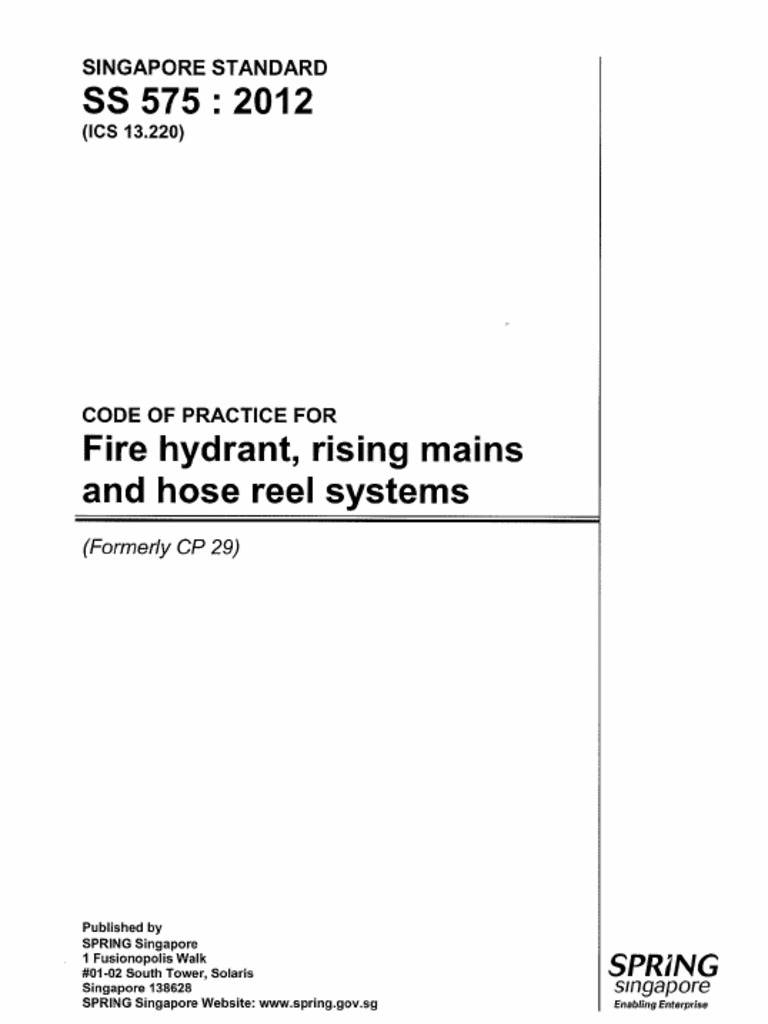 SS 575 (2012) formerly CP-29 | PDF