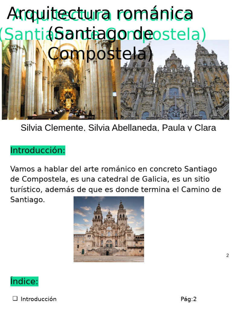 Arquitectura Románica (Santiago de Compostela) | PDF | Santiago de compostela