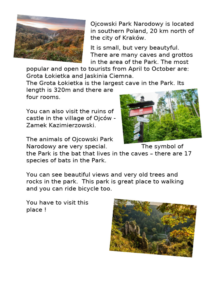 National Park Description | PDF