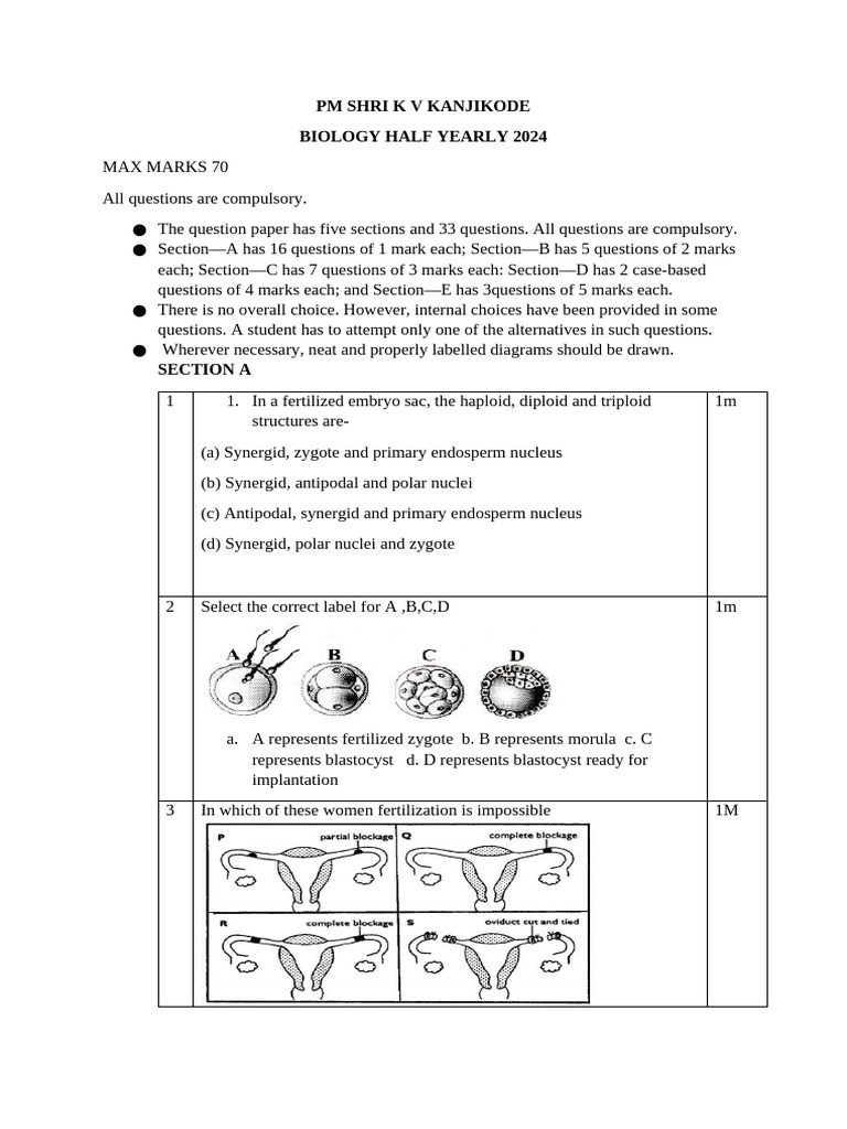 y | PDF | Fertilisation | Biology