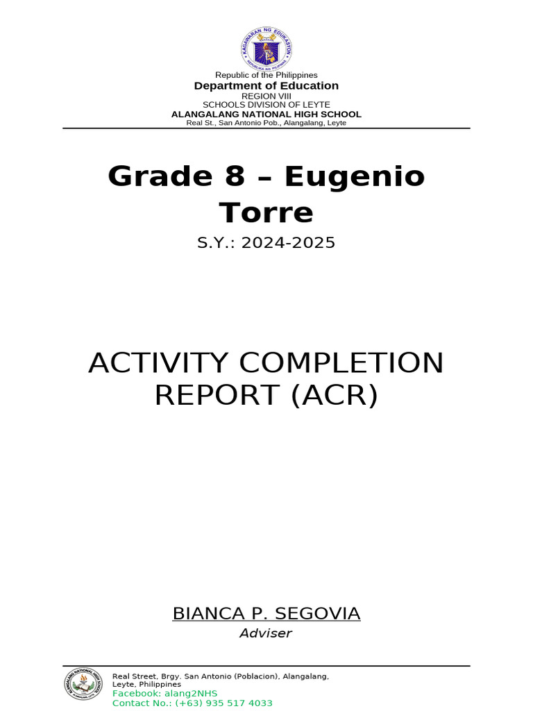 ACR 2024-2025 | PDF
