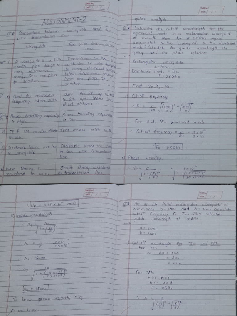 RMT assignment 3 | PDF | Electrical Engineering | Physical Phenomena