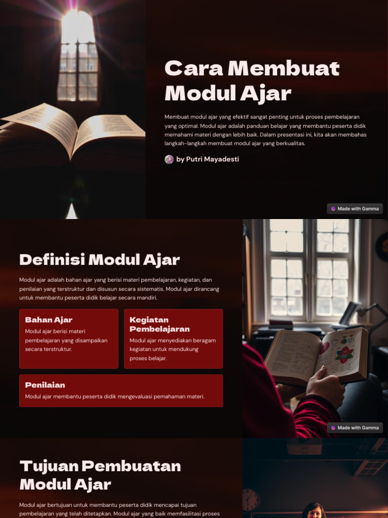 Cara Membuat Modul Ajar | PDF