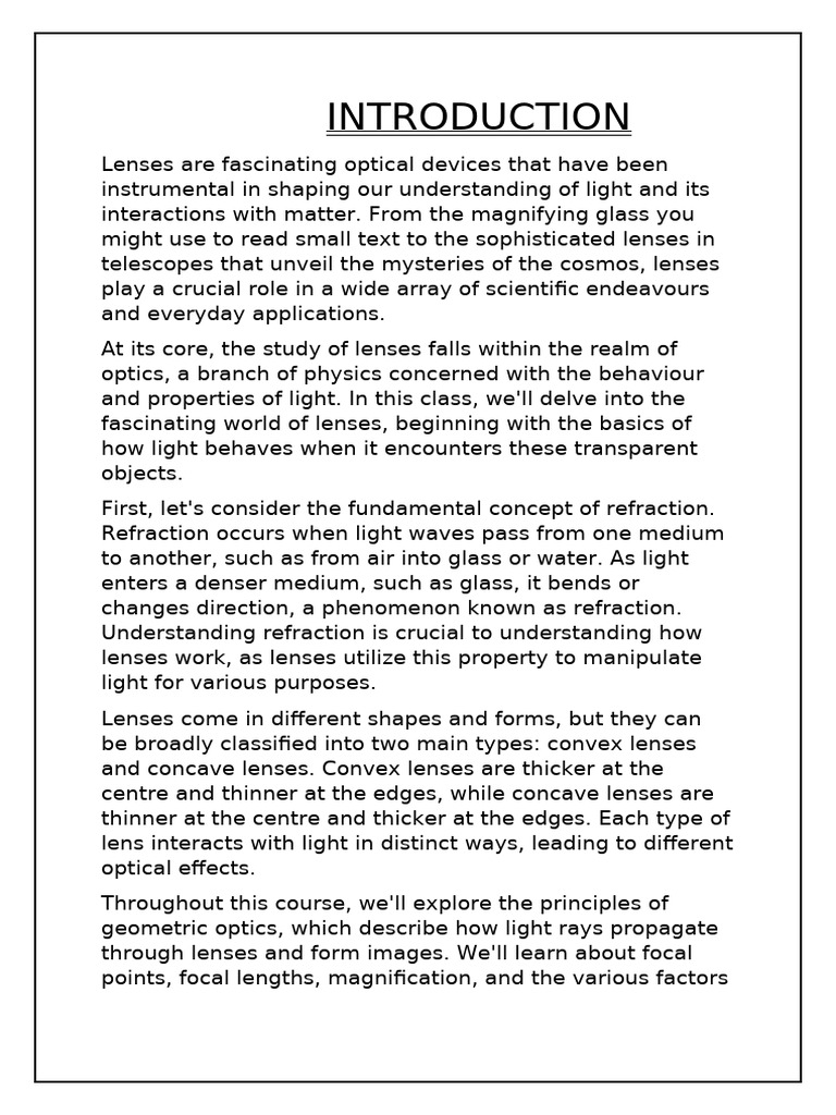 Physics Project | PDF | Optics | Electromagnetic Radiation Physics Project | PDF | Optics | Electromagnetic Radiation