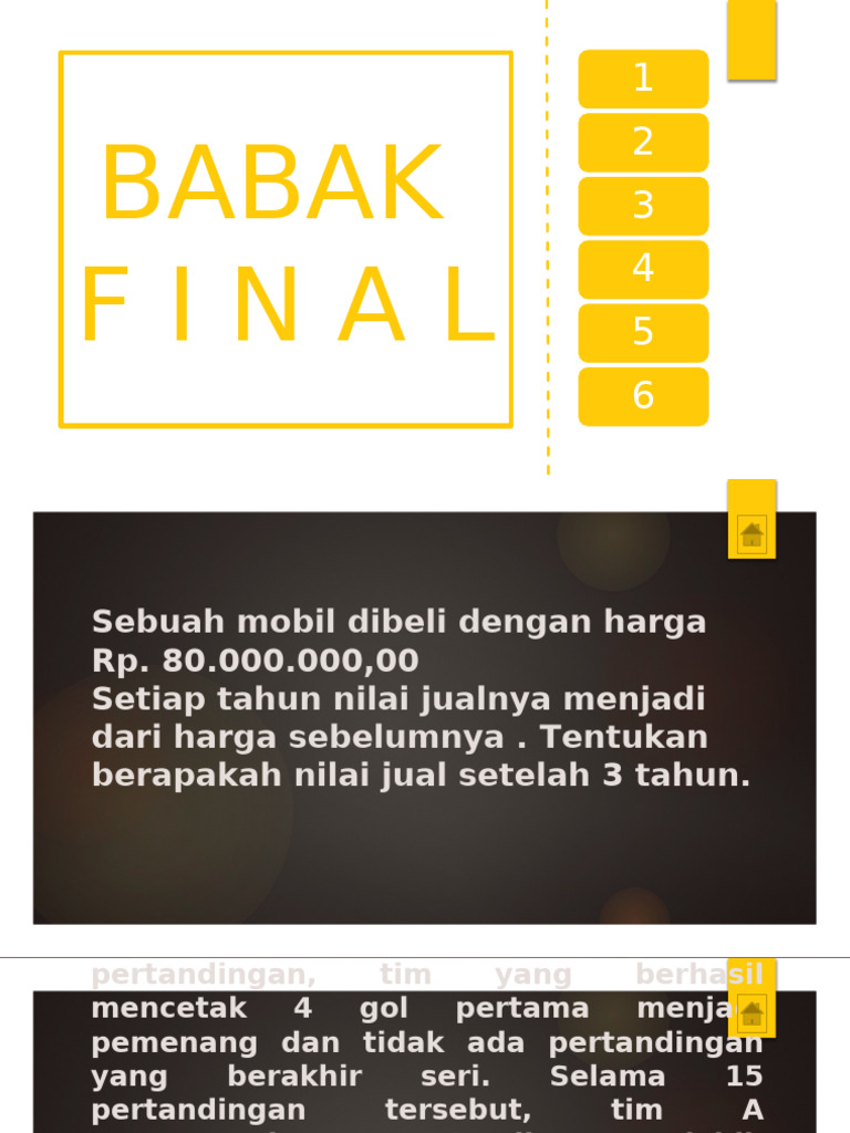 Soal Final | PDF | Olahraga & Rekreasi