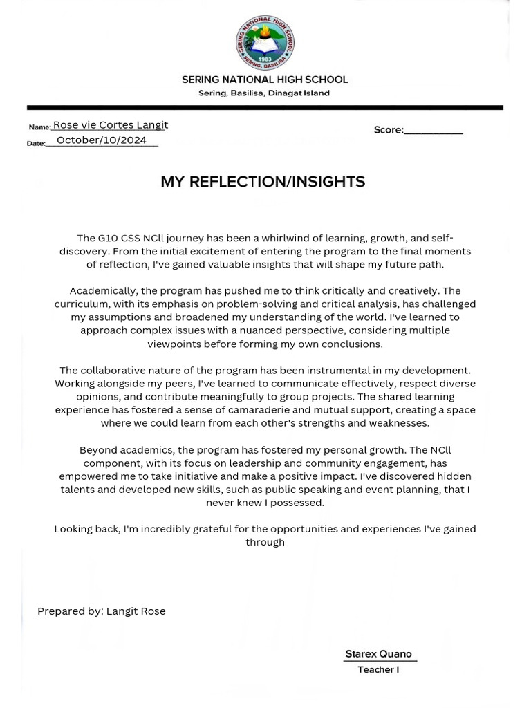 Reflections On G10 CSS NCLL The G10 CSS NCLL Journey Has Been A Whirlwind o - 20241010 - 134910 ...