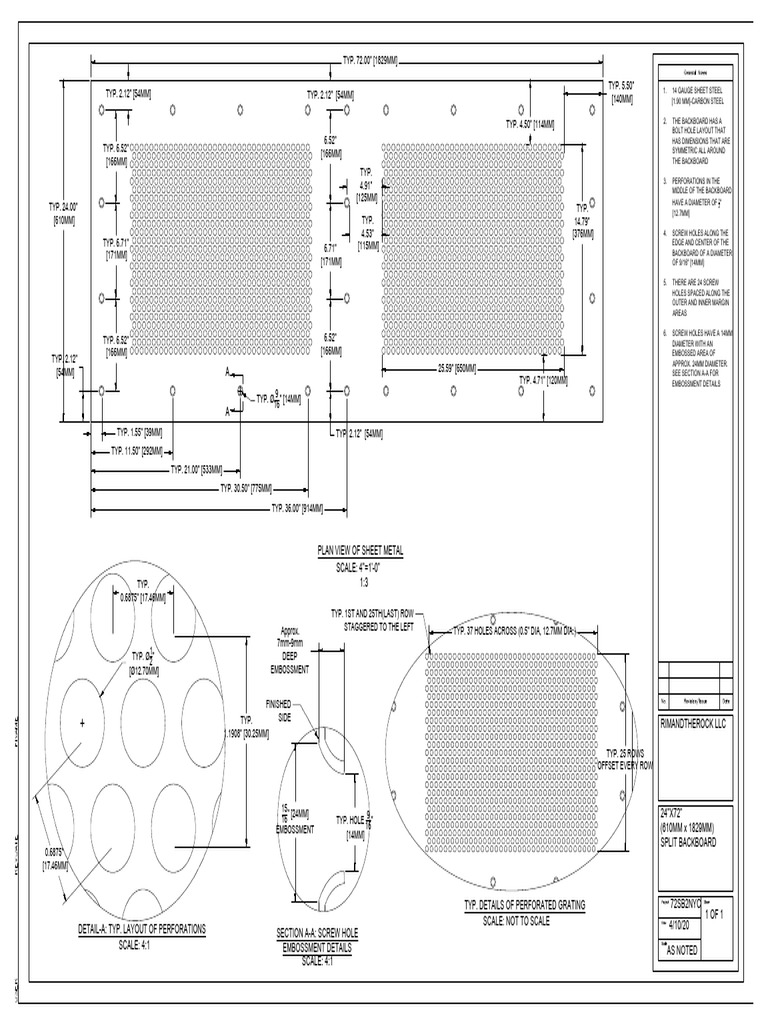 Split Backboard Nyc 2020 April-24x72 Split Backboard | PDF | Screw ...