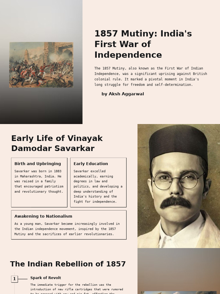 1857 Mutiny Indias First War of Independenc | PDF | Indian Rebellion Of ...