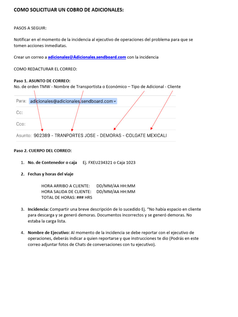 MANUAL SOLICITUD DE ADICIONALES | PDF
