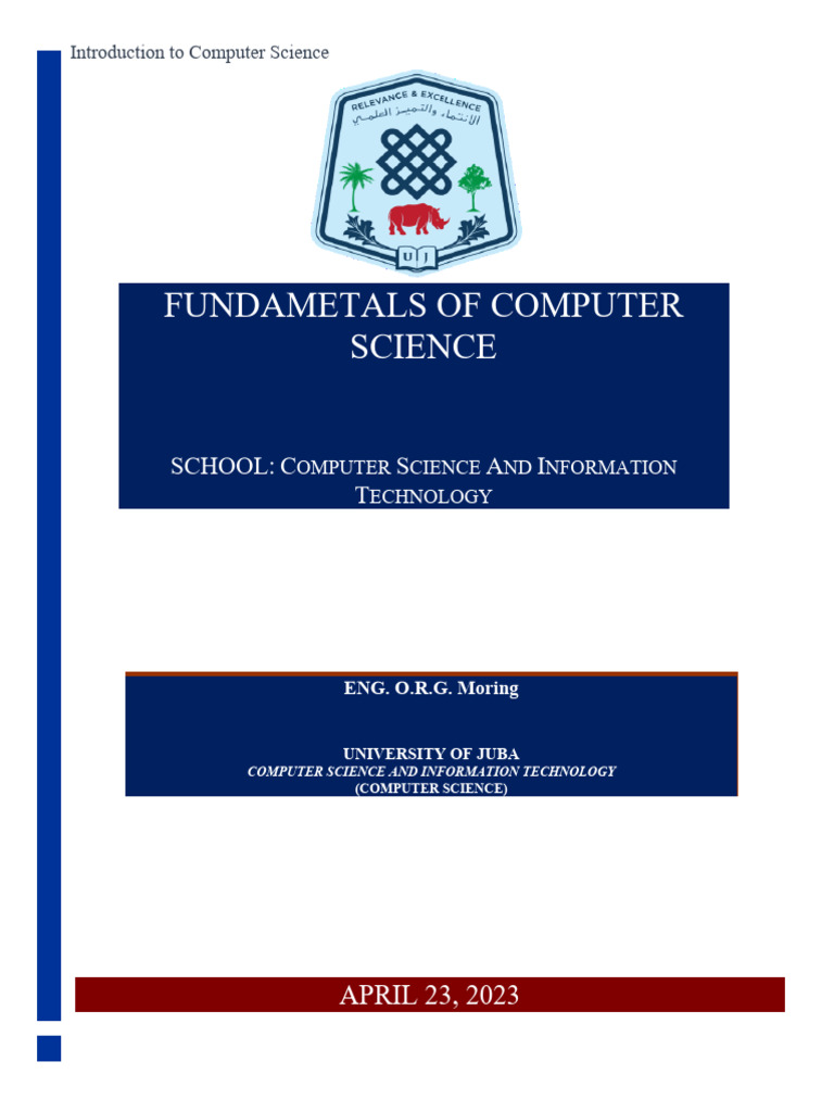 Fundamentals of Computer | PDF | Digital Electronics | Personal Computers