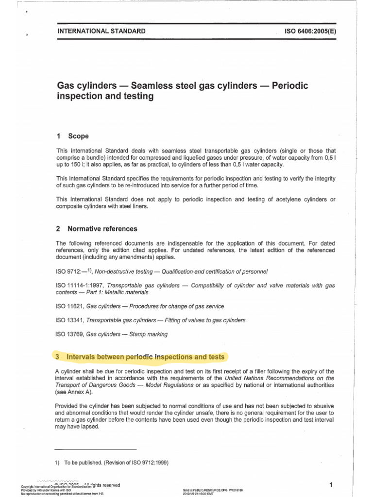 Interval Periodic Inspection | PDF