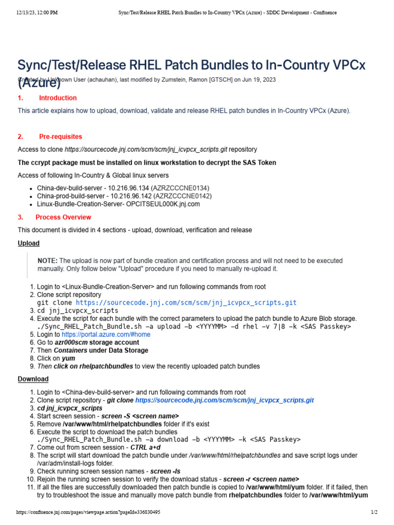 RHEL Patch Management Guide | PDF | Software Repository | World Wide Web